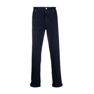 Brunello Cucinelli Navy Slim-Cut Denim Jeans - - Jeans - Herren - Blau - L