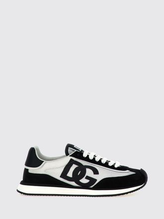 Dolce & Gabbana Baskets basses DG Cushion en cuir et mesh