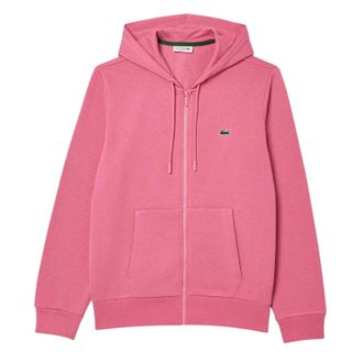 Lacoste Hoodie mit durchgehendem Rei&szlig;verschluss f&uuml;r Herren, Jerseyware (Pink)