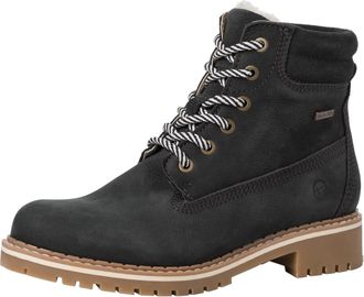Tamaris Damen Bequemschuhe, Frauen Schn&uuml;rschuhe,Wechselfu&szlig;bett,DUOtex,wasserabweisend,warm gef&uuml;ttert,lace-up Shoes,Halbschuhe,Navy,38 EU