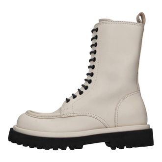 Officine Creative Femme, Chaussures, Beige, Taille: 39 EU Bottes &agrave; lacets