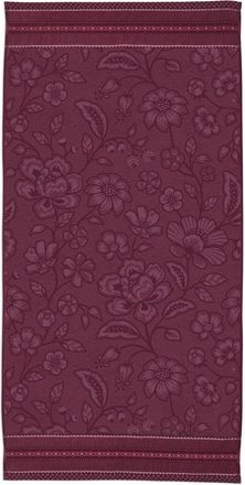 Pip Studio Jasmin Jaquard Duschtuch Dark pink 70x140cm (1 Stück)