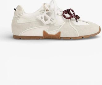 Naked Wolfe Homme, Chaussures, Blanc, Taille: 39 EU Adored Cuir Daim Blanc