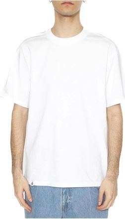 Edwin Homme, Tops, Blanc, Taille: L Oversize Basic TS