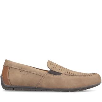 Rieker Braune klassische geschlossene Mokassin-Loafer - - Shoes - Herren - Braun - 44 EU