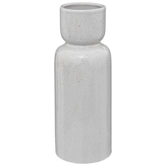 Atmosphera Atmosphera - Vase - Keramik - weiß - H29 cm - Weiß