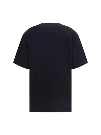 Gucci Womens Cotton And Silk Jersey T-Shirt Black-Mc Cotton; T-Shirts Black/mc Polos