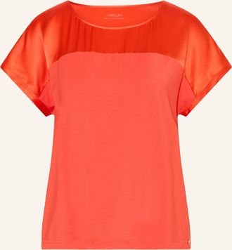 Marc Cain Blusenshirt Im Materialmix rot