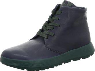 Think Damen COMODA chromfrei gegerbte nachhaltige Stiefelette, 8010 Navy/Kombi, 37.5 EU