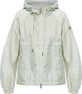Moncler Femme, Vestes, Vert, Taille: 42 FR Coquelicot Hooded Jacket