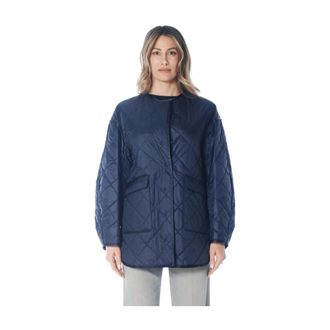 Max Mara Femme, Vestes, Bleu, Taille: 34 FR Giubbino imbottito in Luxpad