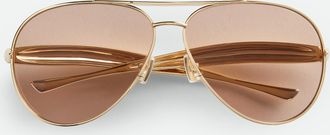 Bottega Veneta Lunettes De Soleil Aviateur Sardine - Bottega Veneta