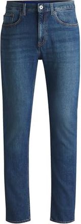 HUGO BOSS Hommes Ash Jean Slim en Denim Stretch Bleu