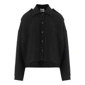 Khaite Damen, Jacken, Schwarzk, SGr&ouml;&szlig;e