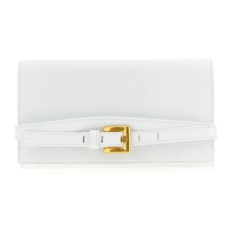 Balmain Shuffle Wallet on Chain - - Bags - Damen - Wei&szlig; - ONE SIZE