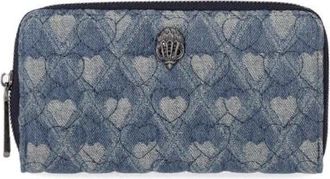 Kurt Geiger Femme, Accessoires, Bleu, Taille: ONE Size Kensington Wallet
