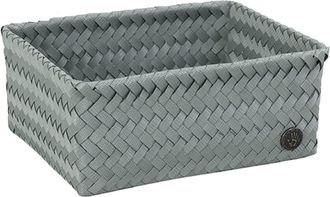 Handed By Aufbewahrungskorb, Korb - Fit Medium High - PP-Kunststoff - Farbe: Eucalyptus - 24 x 18 x 10 cm