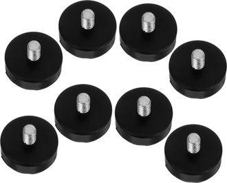 Holibanna LIFKOME 8 St&uuml;ck Nivellierf&uuml;&szlig;e Aus Gummi Vibrationsfu&szlig;polster Nivellierf&uuml;&szlig;e F&uuml;r Hochleistungsger&auml;te Sto&szlig;d&auml;mpfungsmatten F&uuml;r Industrieanlagen Sto&szlig;d&auml;mpfe