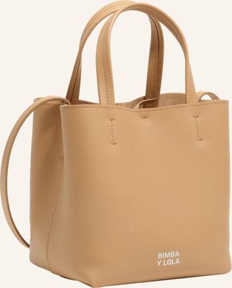 Bimba & Lola Bimba Y Lola Leder-Chihuahua-Tasche beige