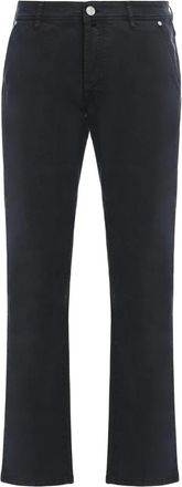 Moorer Homme, Pantalons, Bleu, Taille: M Pantalons