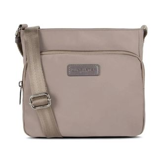 Lancaster Femme, Sacs, Beige, Taille: ONE Size Sac bandouli&egrave;re Basic 514-25 Galet