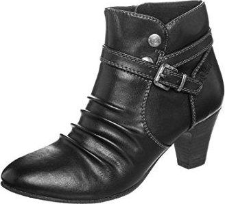 s.Oliver Femme 25310 Bottes à Tige Courte, Noir 1, 36 EU
