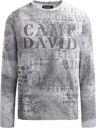 Camp David Longsleeve mit All Over Print