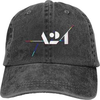 Generic Casquette de baseball A Two Four A24 - Casquette de baseball vintage d&eacute;lav&eacute;e - Casquette snapback pour homme et femme - Toutes saisons - R&eacute;glable - Ca