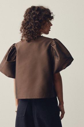 Next Kurzjacke Verk&uuml;rzte Jacke mit Ballon&auml;rmeln (1-St)