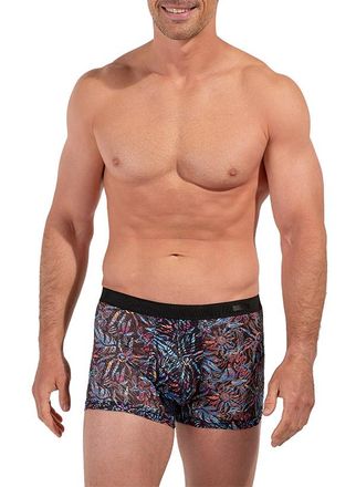HOM Herren Trunk blau Mikrofaser/Funktion Gemustert