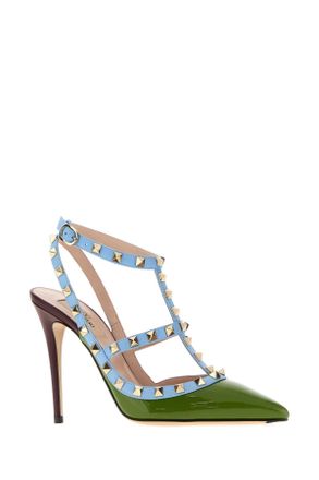 Valentino Garavani Rockstud Pumps - Green