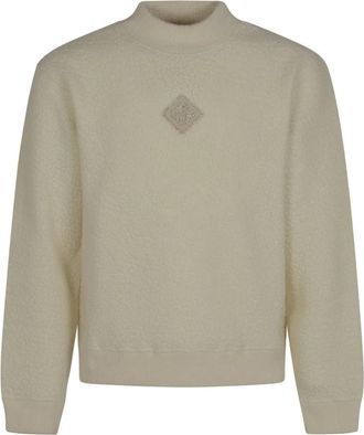 Casablanca Homme, Sweatshirts et sweats &agrave; capuche, Beige, Taille: M Cashmere SweaT-shirt