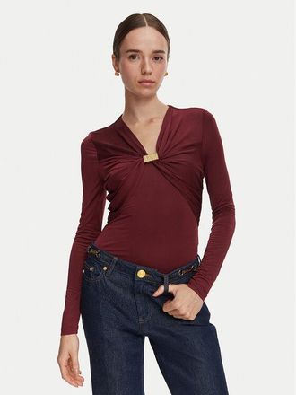 Guess Bluse G6YP05 K5118 Dunkelrot Regular Fit
