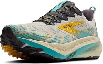 Brooks Ghost Trail Chaussures de course tout-terrain polyvalentes pour homme pour terrain accidenté, sable blanchi/lapin/bleuet, pointure 41, M