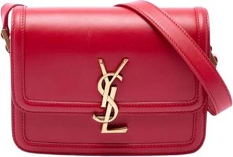 Saint Laurent Sac bandouli&egrave;re Solferino Pre-owned - Femme - Pre-owned - Rouge - Taille: ONE Size