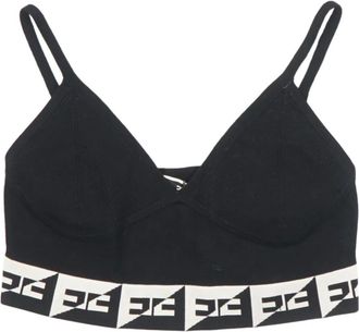 Elisabetta Franchi Femme, Tops, Noir, Taille: 42 FR Top sans manches