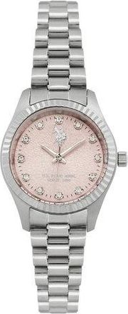 U.S.Polo Association Uhr Grace USP8495PK Silberfarben