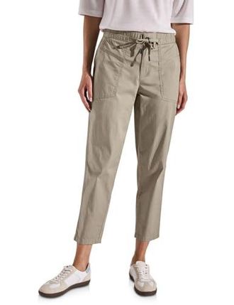 Street One A378683 Pantalon au Look Cargo, Buff Grey, 40W / 28L Femmes