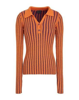 8 by YOOX BICOLOR RIBBED VANISE POLO