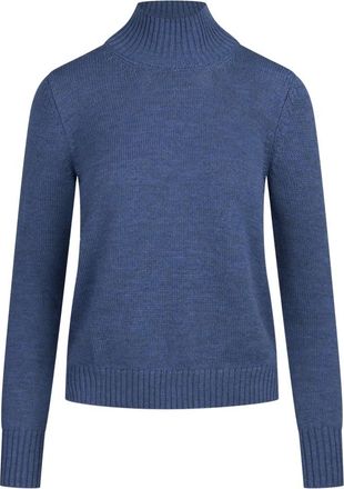 Gran Sasso Pull col roul&eacute; - Femme - Pulls - Bleu - Taille: 38 FR