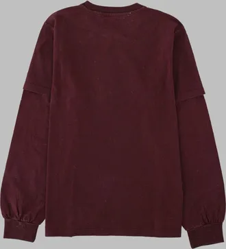 Ganni Logo T-Shirt - Bordeaux