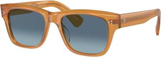 Oliver Peoples unisex, Accessoires, Brun, Taille: 52 MM Lunettes de soleil