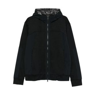 Paul & Shark Baumwoll- und Nylon-Kapuzenjacke mit Rei&szlig;verschluss - - Sweatshirts & Hoodies - Herren - Schwarzk - M