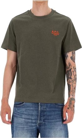 A.P.C. Standard Rue Madame T-Shirt - - Tops - Herren - Gr&uuml;n - XL