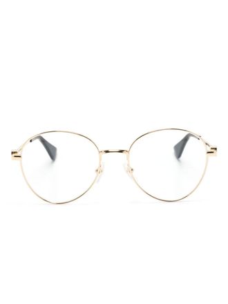 Cartier lunettes de vue m&eacute;tallis&eacute;es Panthos - Or