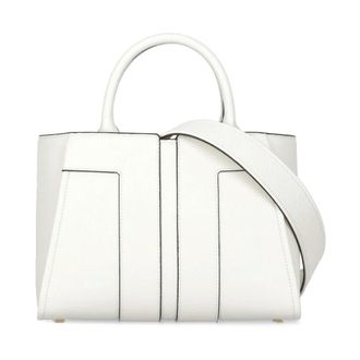 Elisabetta Franchi Femme, Sacs, Beige, Taille: ONE Size Sac bandoulière ivoire avec anses et bandoulière