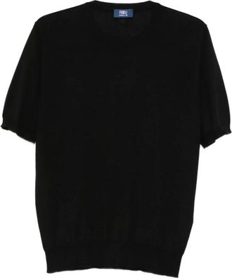 Fedeli Homme, Tops, Noir, Taille: M Pull ras du cou