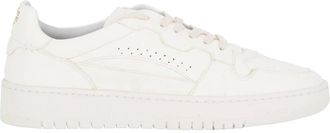 Eleventy Homme, Chaussures, Blanc, Taille: 44 EU Baskets en cuir de cerf super doux