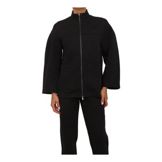 Max Mara Felpa - - Jackets - Damen - Schwarzk - XS