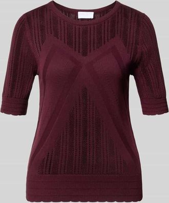 Jake*s Regular Fit T-Shirt in Strick-Optik